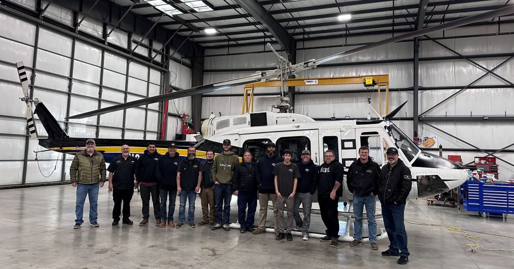 Bell 212 with T53 conversion course at A&P Helicopter-California-USA ...