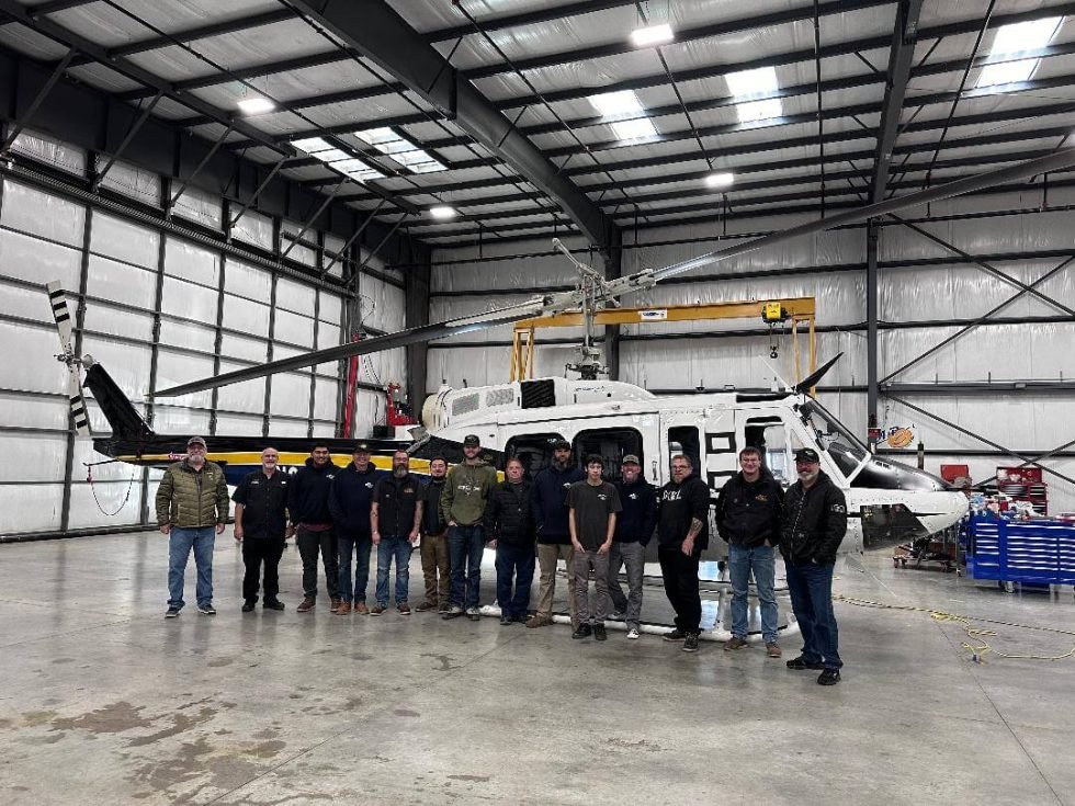 Bell 212 with T53 conversion course at A&P Helicopter-California-USA ...